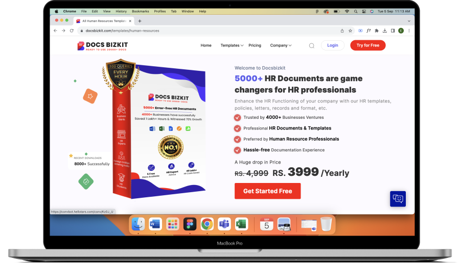 Docs Bizkit - Get Access to 20K+ Business Documents